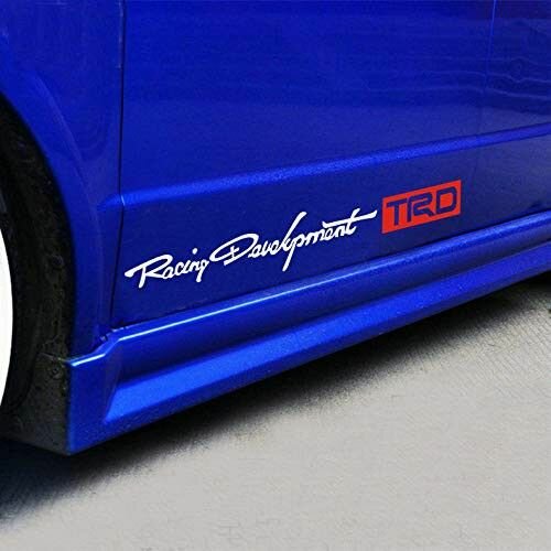 2PCS TRD автомобиль Toyota Racing Development наклейки