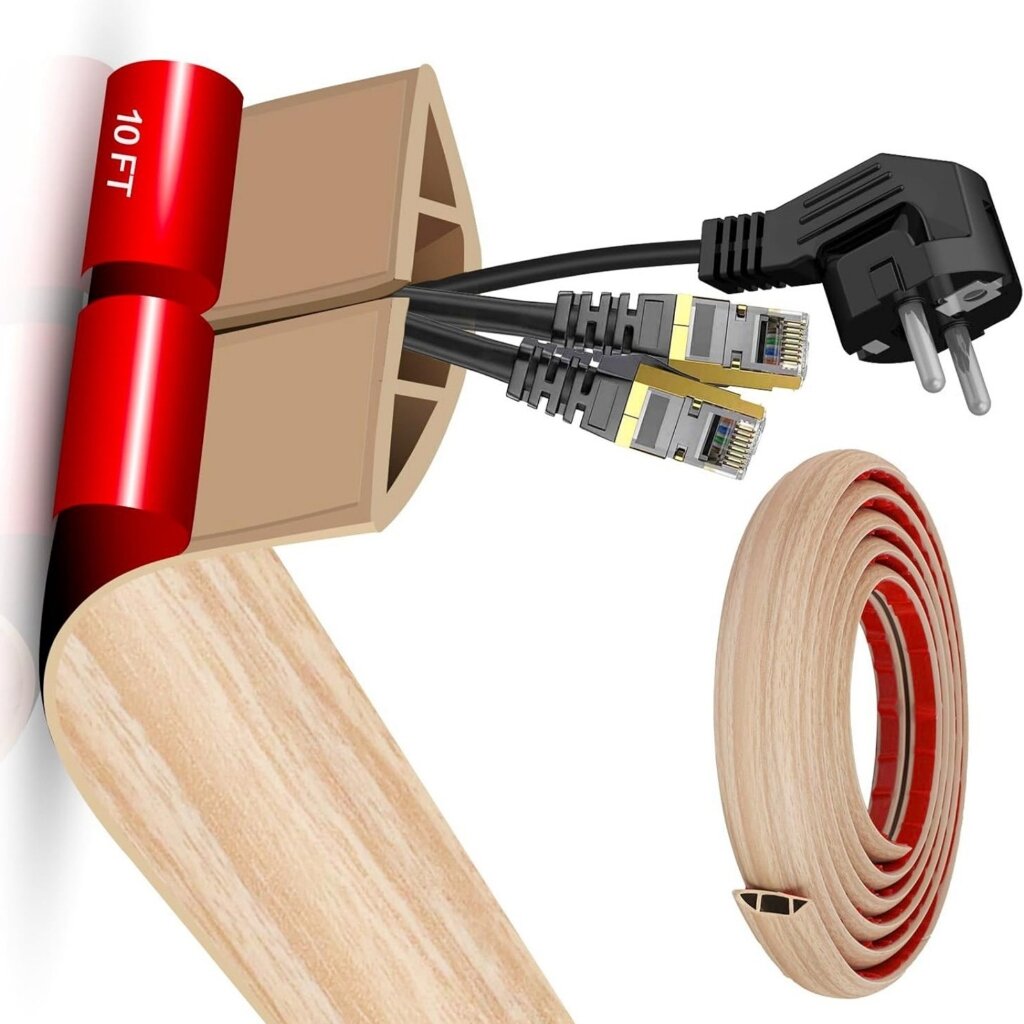 Огнестойкий защитный канал для кабелей, Гибкий и разрезаемый Напольный чехол Для безопасного прокладывания кабелей в Домашнем офисе