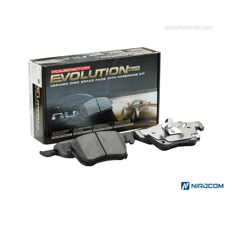 POWERSTOP 172114 172114 Передние керамические колодки Evolution PLUS Z17 PowerStop 17-2114