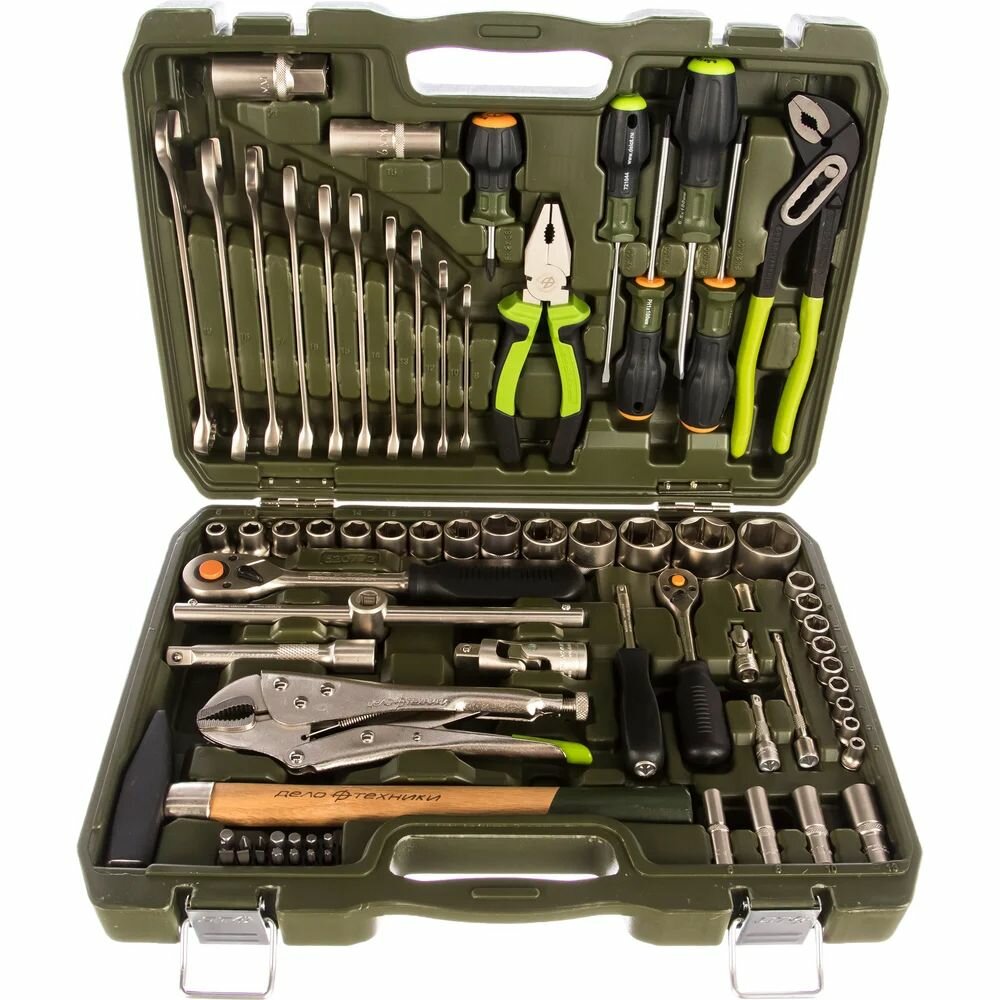 Набор инструмента 1/2, 1/4 72 предмета ДТ/4 Дело Техники 620772