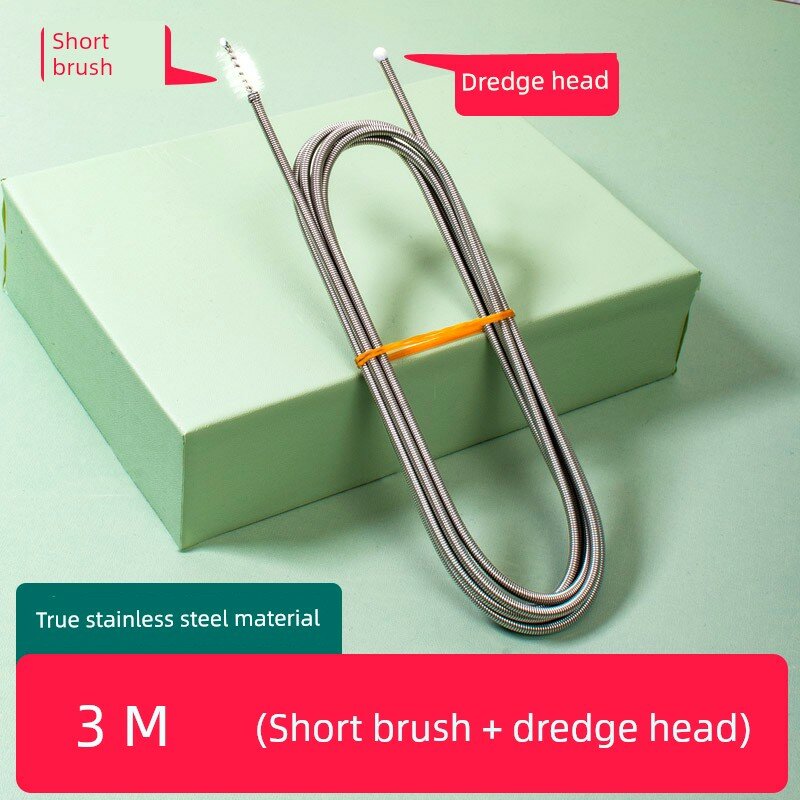 3М нержавеющая сталь двойной очиститель дренажа для автомобильного люка и холодильника - Серебристый