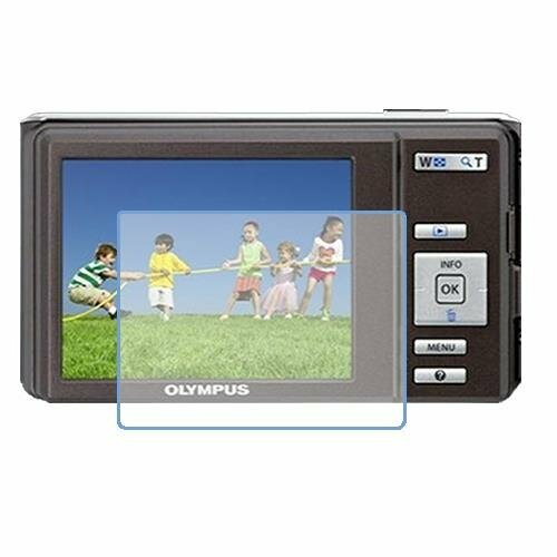 Скрин Мобайл защитный экран для фотоаппарата Olympus FE-4030 из нано стекло 9H