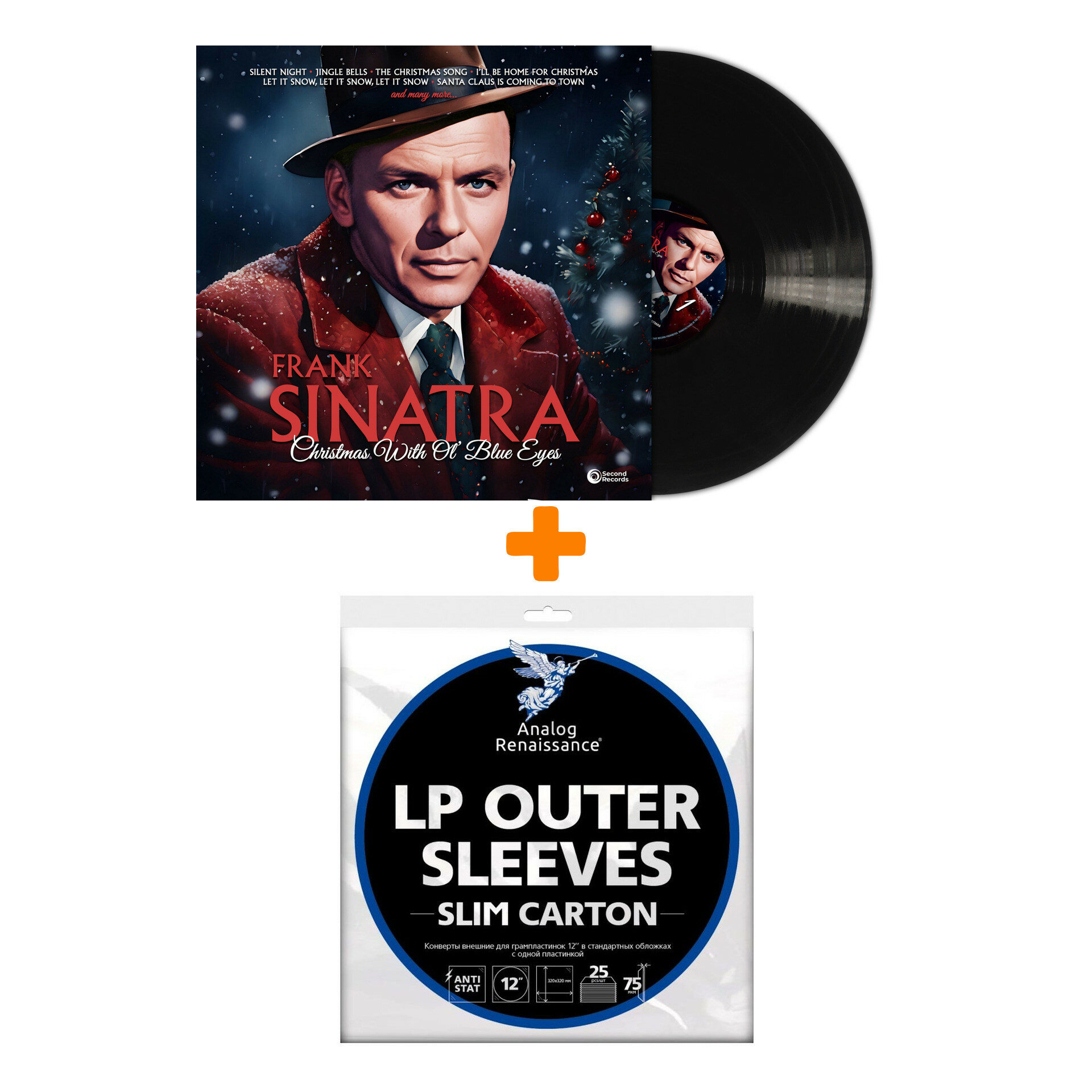 Sinatra Frank Christmas With Ol’ Blue Eyes LP + Конверт внешний 12" Slim Carton 25шт