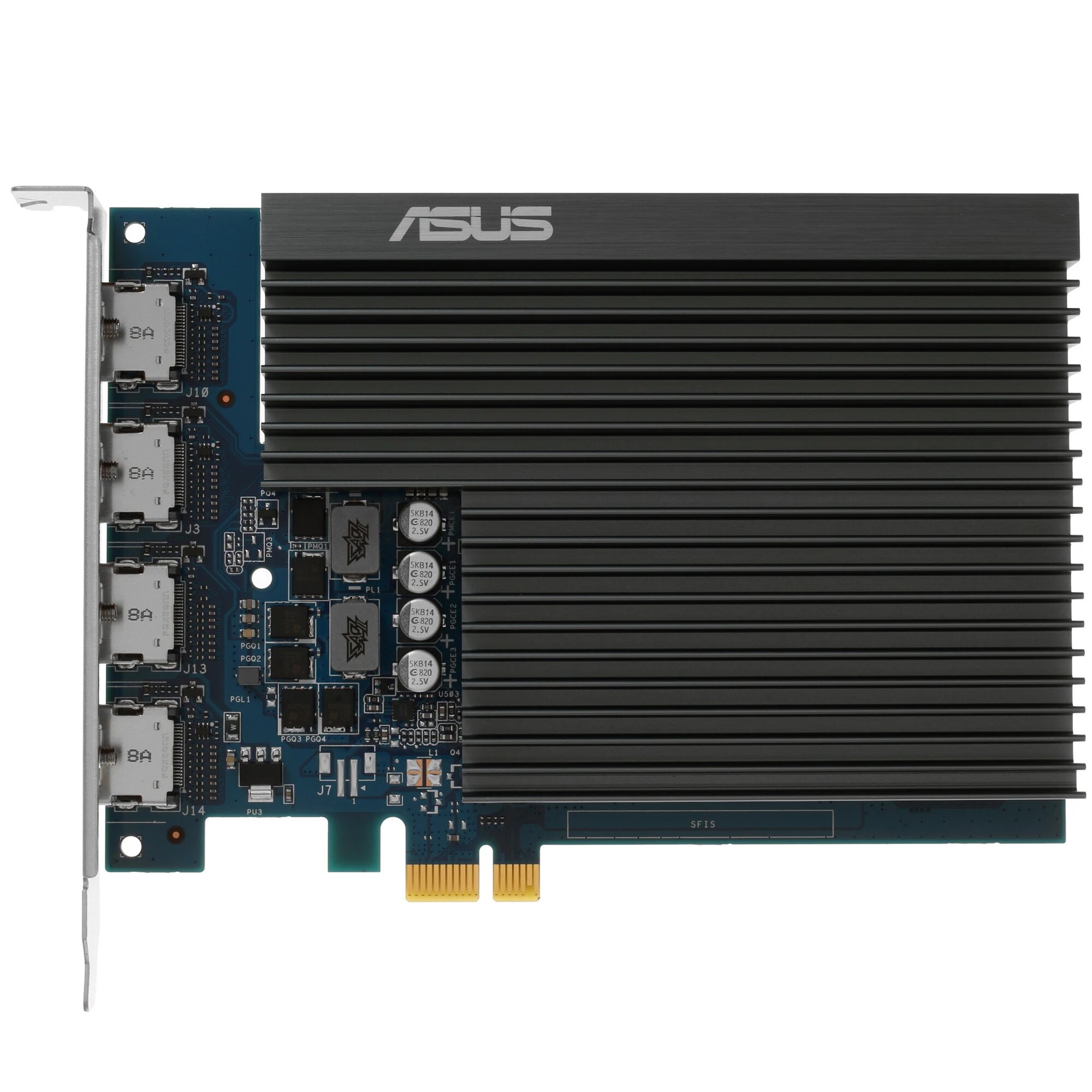 Видеокарта Asus GeForce GT 730 Silent 2GB GDDR5 (GT730-4H-SL-2GD5), (90YV0H20-M0NA00)
