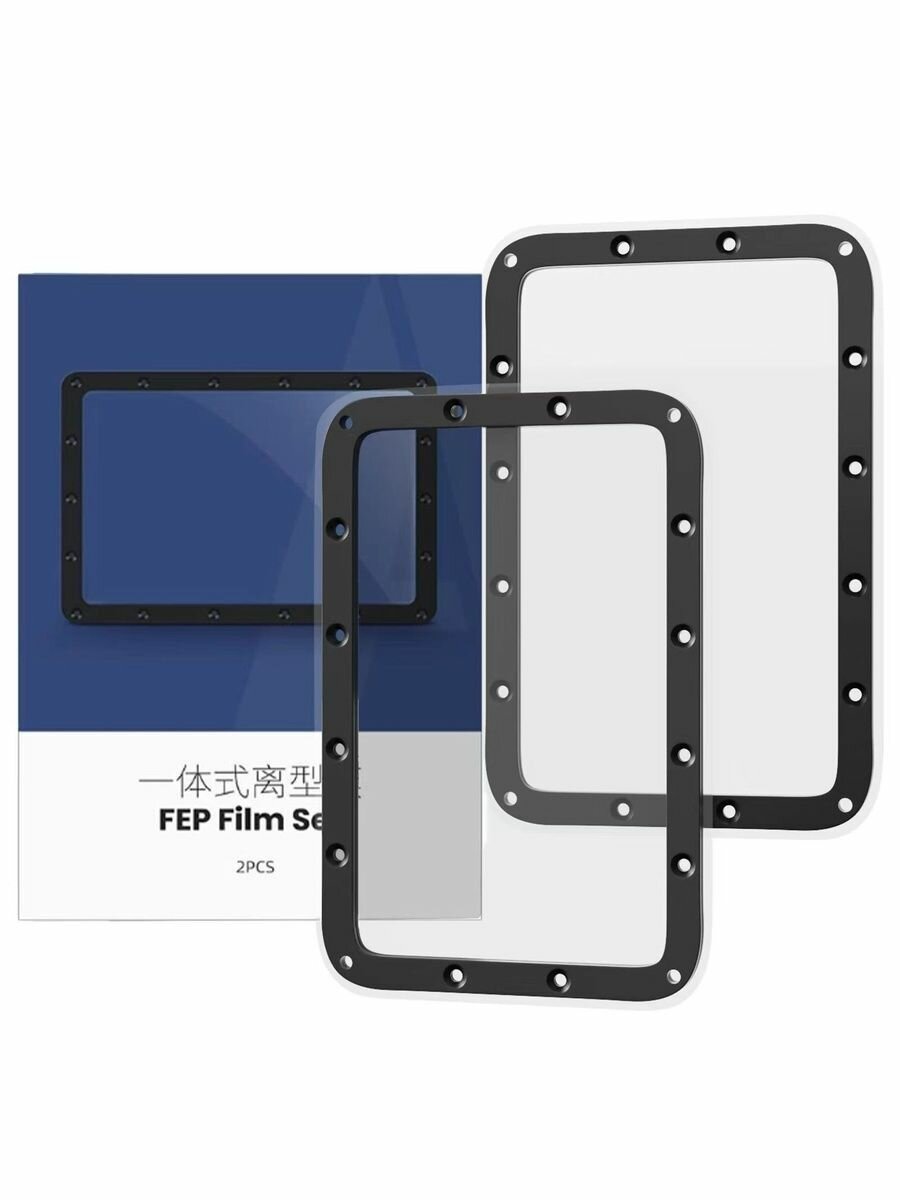 FEP пленка для 3D принтера Anycubic Photon Mono 2/4 2 шт. в комплекте с монтажными кольцами 6.6 дюймов