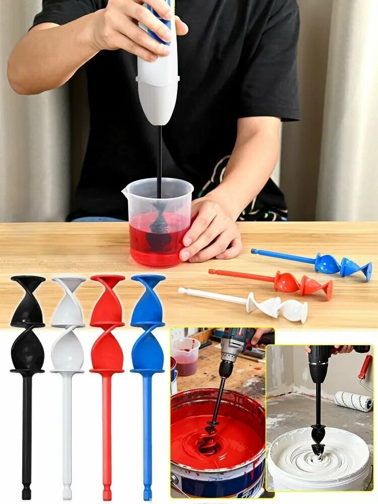 Миксер-венчик / спиральный / 4 шт / для равномерного смешивания