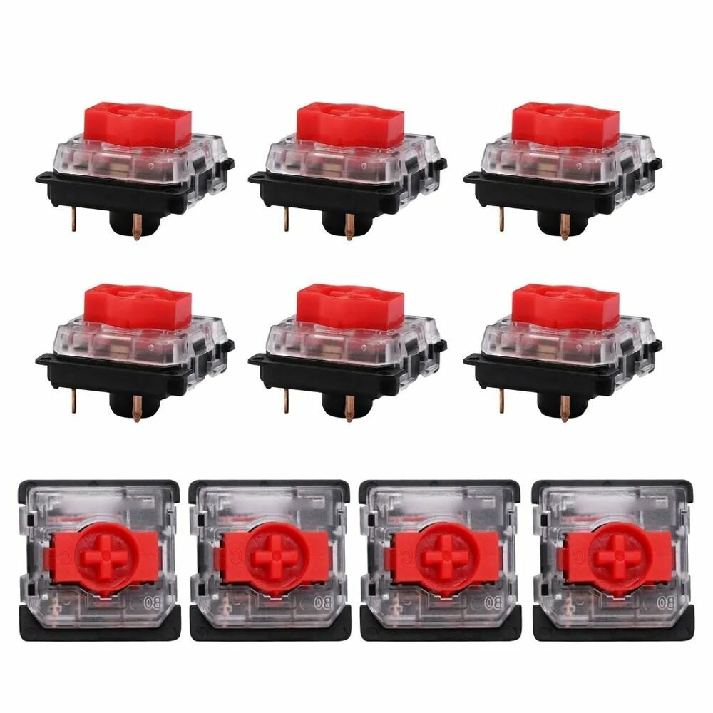 Переключатели GATERON Low Profile Red Blue Brown KS-27 для механической клавиатуры air75 air60