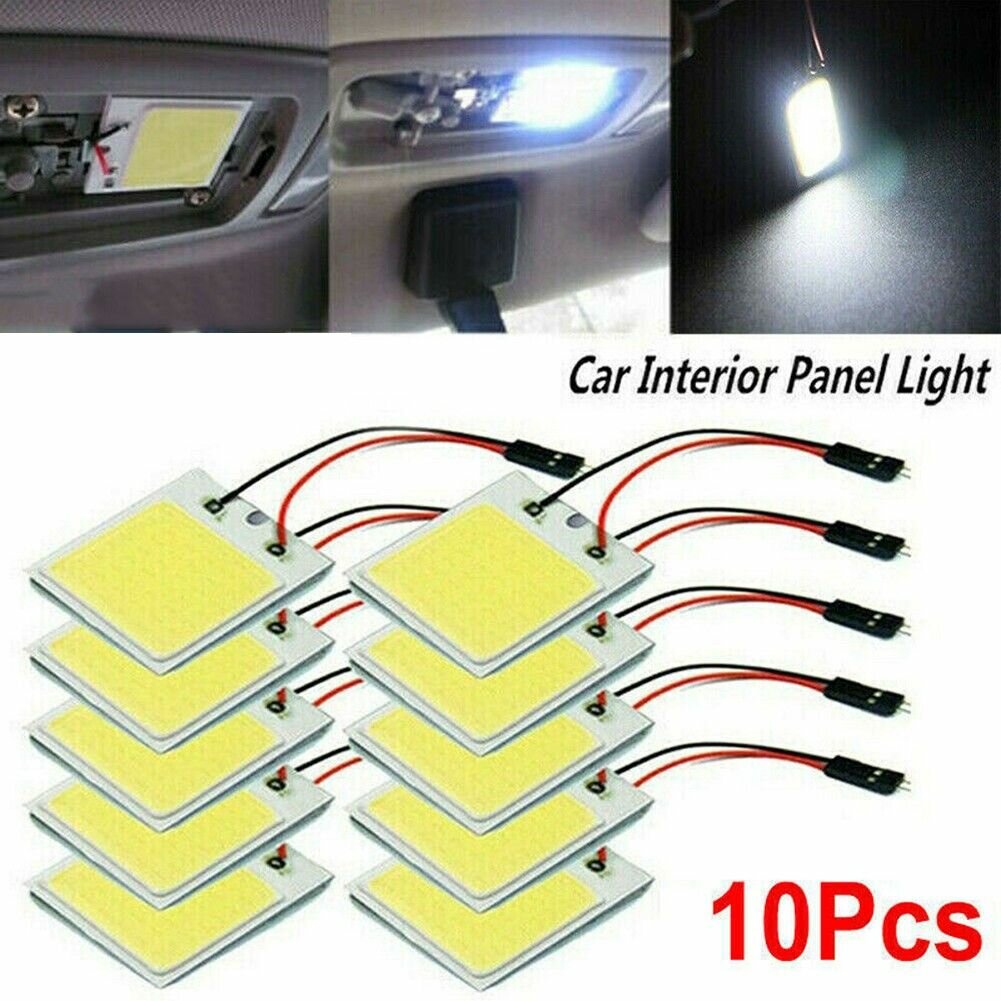 OZ-LSTE Белый 48 для SMD COB светодиода для T10 4W 12V салонная панель автомобиля - комплект лампочек для плафона