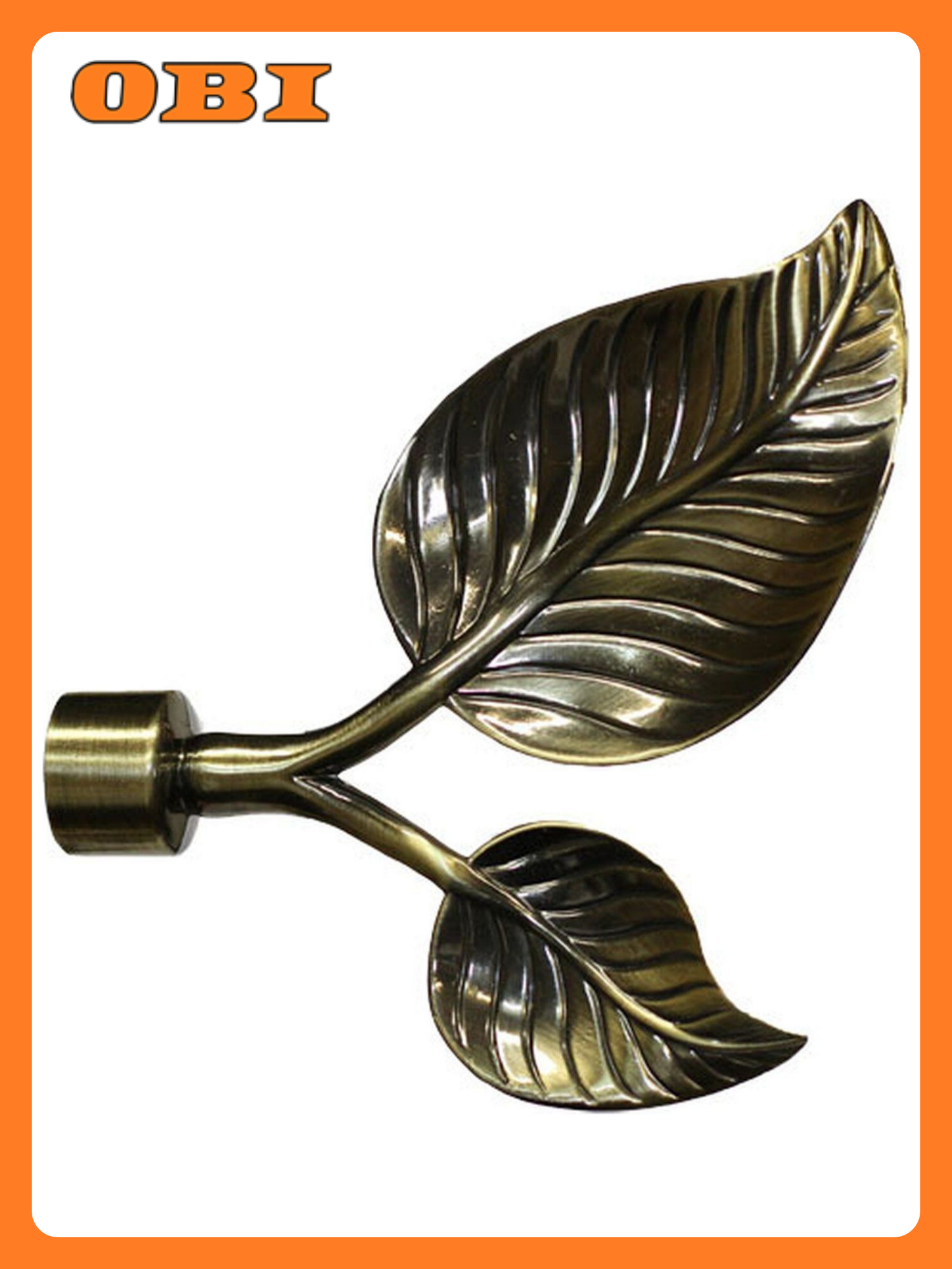 Наконечник для карниза Home Access металл золотой антик d20 1 шт