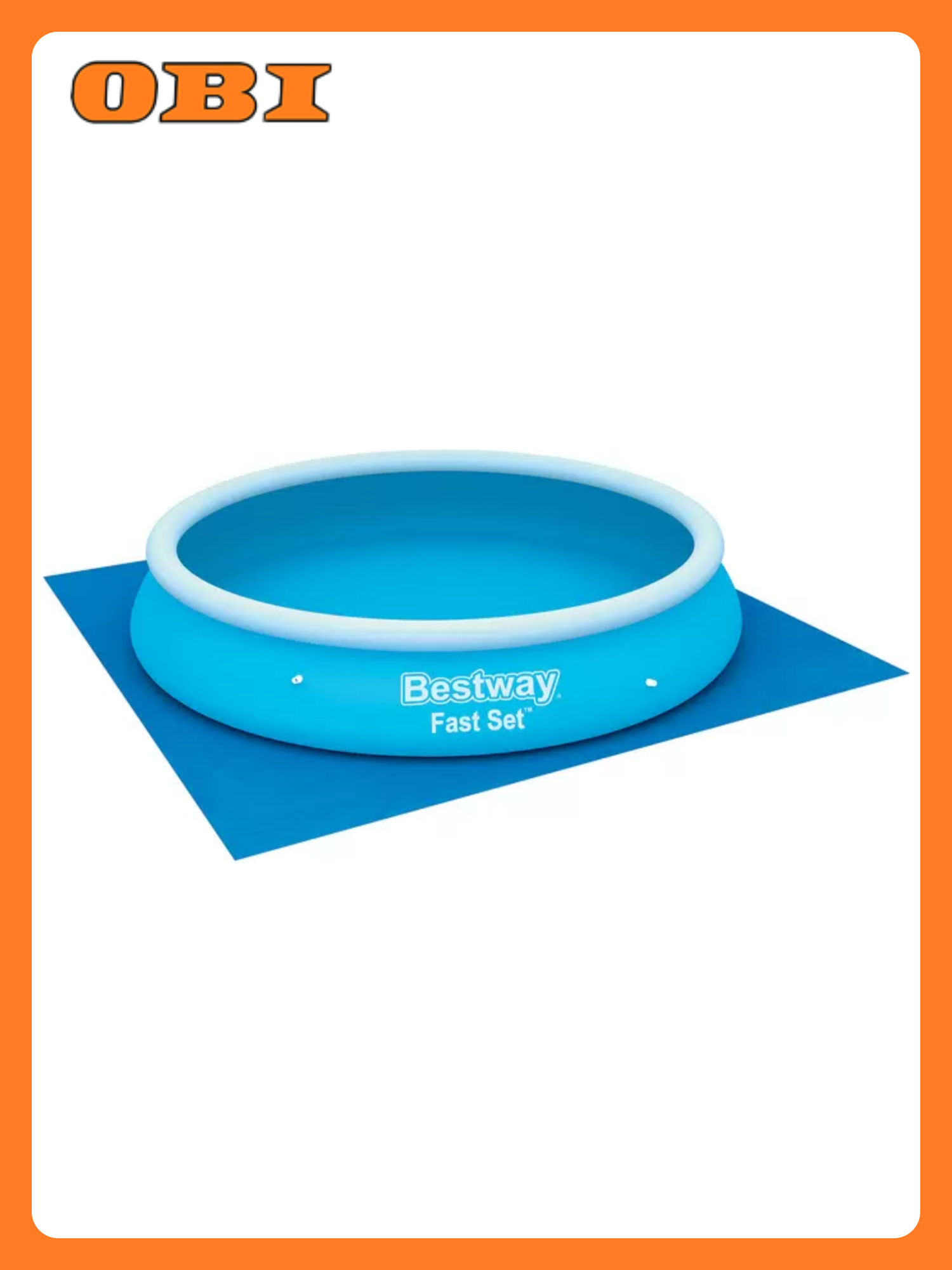 Подстилка для бассейна Bestway 396 х 396 см синий