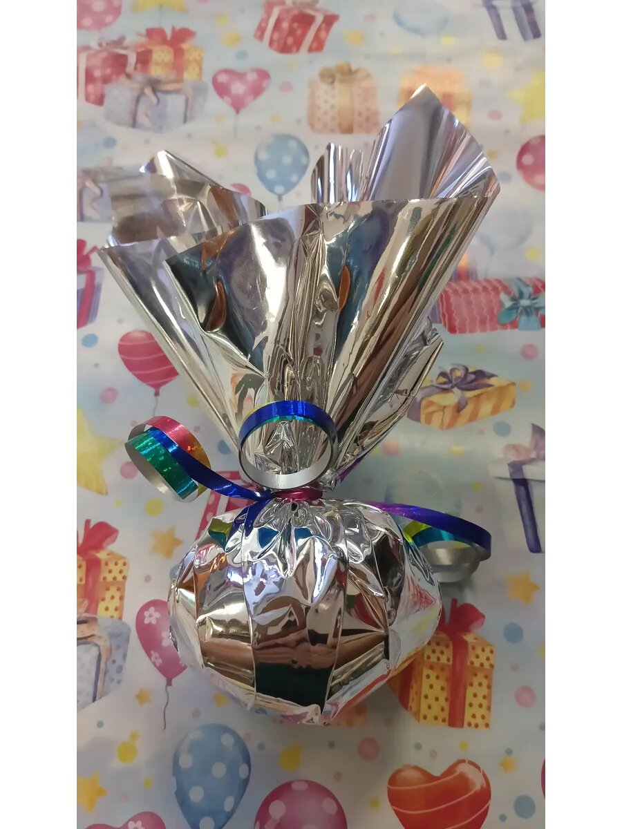 Грузик для шаров, 3 шт, утяжелитель, чистое серебро