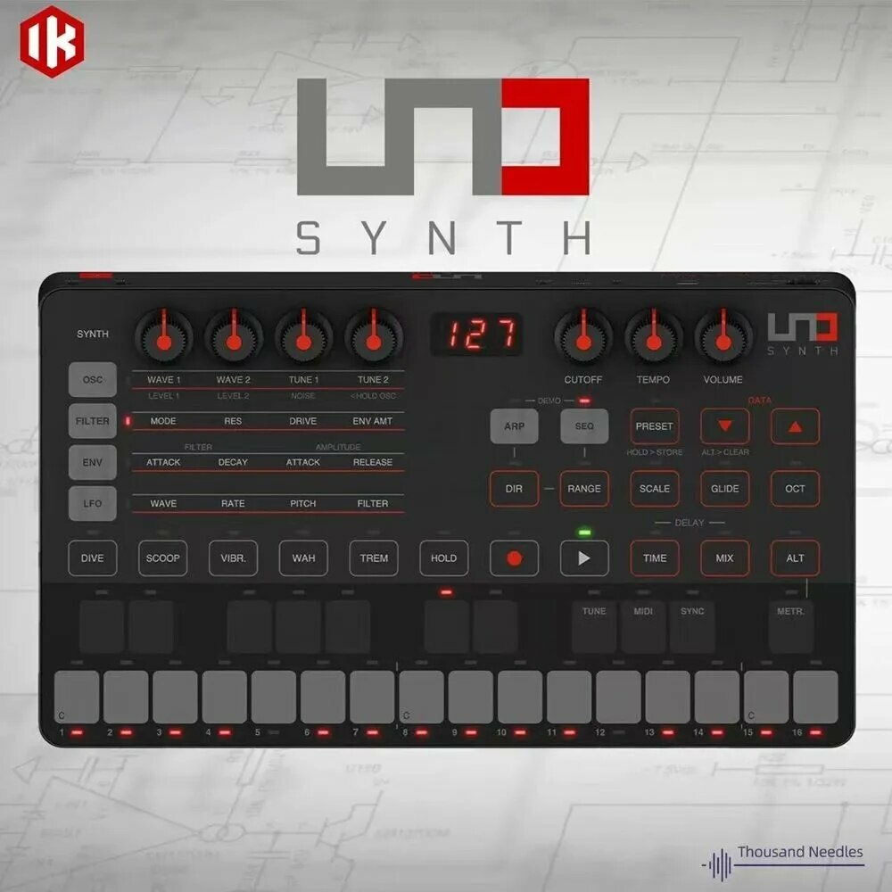 IK Multimedia UNO Synth Переносная музыкальная клавиатура