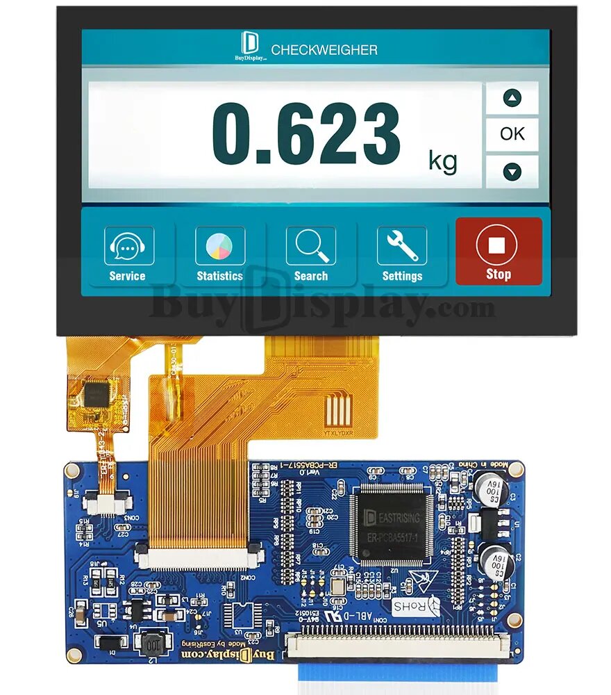 Недорогой IPS 4,3-дюймовый ЖК-дисплей Arduino SPI I2C TFT сенсорный экран 480x272