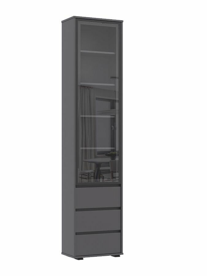 Норд Терминал-стекло 30 см. с ящиками Графит