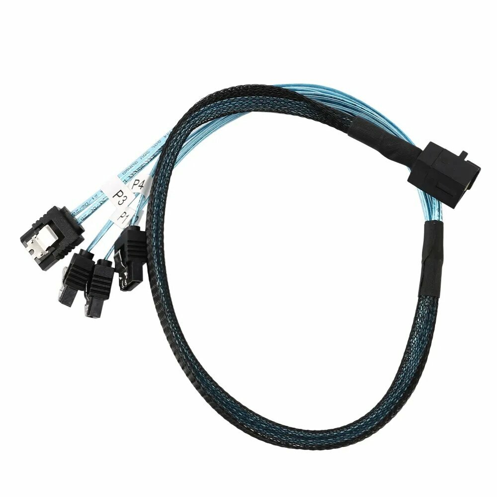 R9(E P B R) Внутренний кабель Mini SAS-SATA, SFF-8643-SATA Forward Breakout, совместимый с жестким диском Controller (1,6 фута)