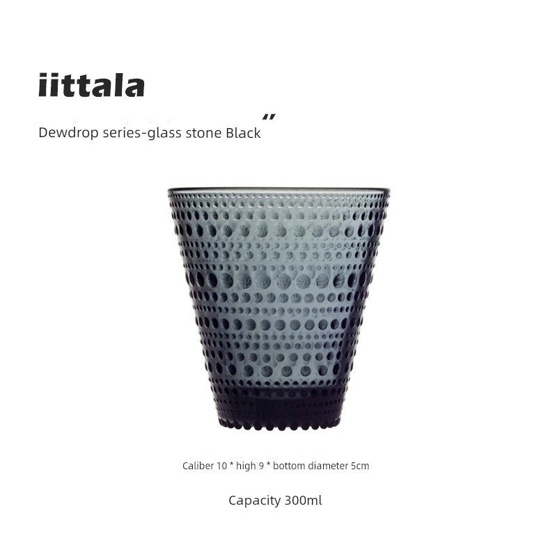 Финские стеклянные чашки и тарелки Iittala Dewdrop для дома, стаканы для напитков, парные чашки для воды,