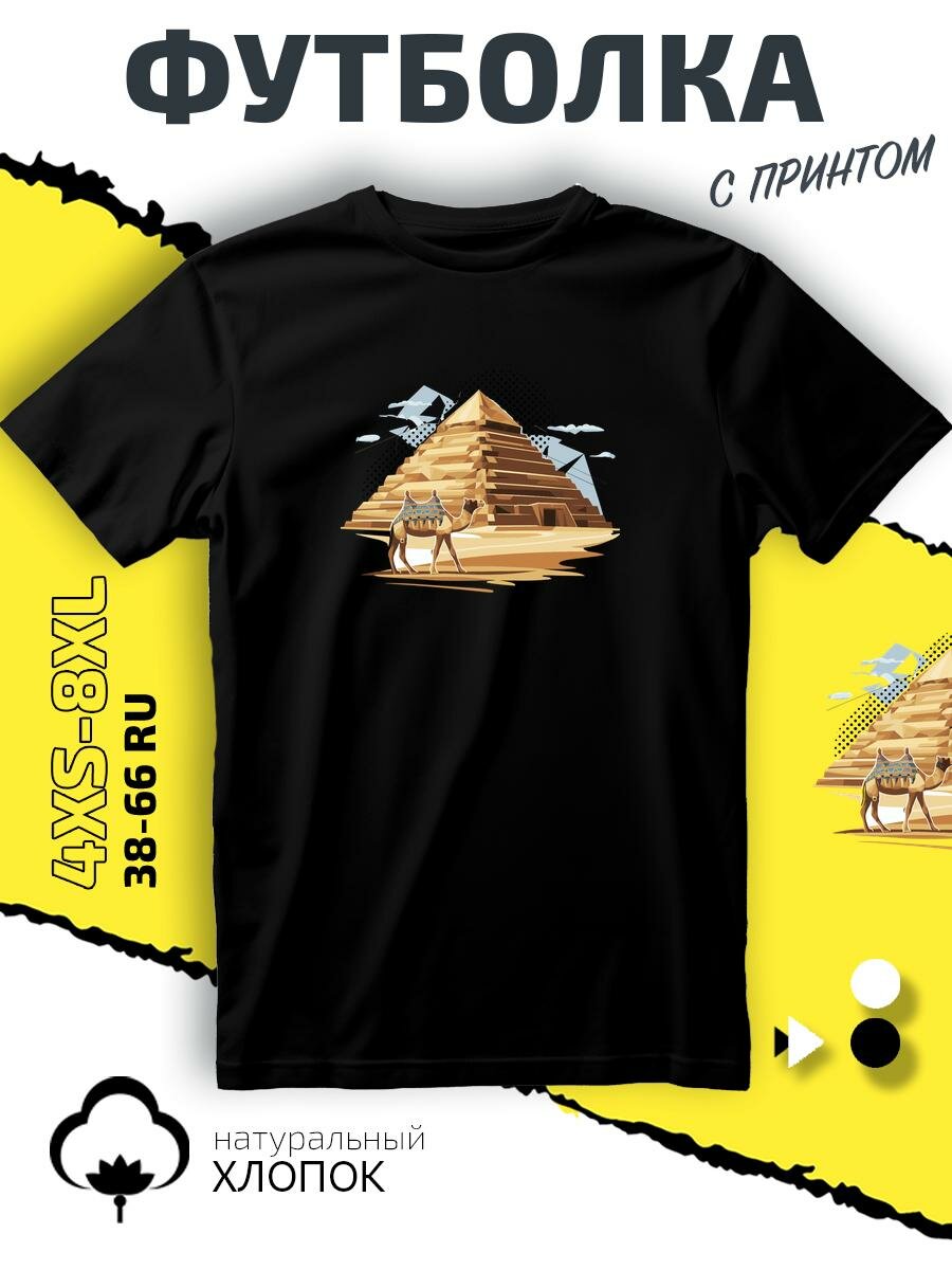 Футболка Верблюд Египет Путешественник