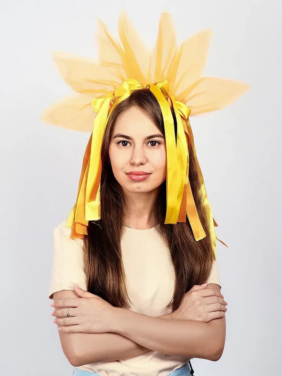 Карнавальный набор Ясное солнышко ободок