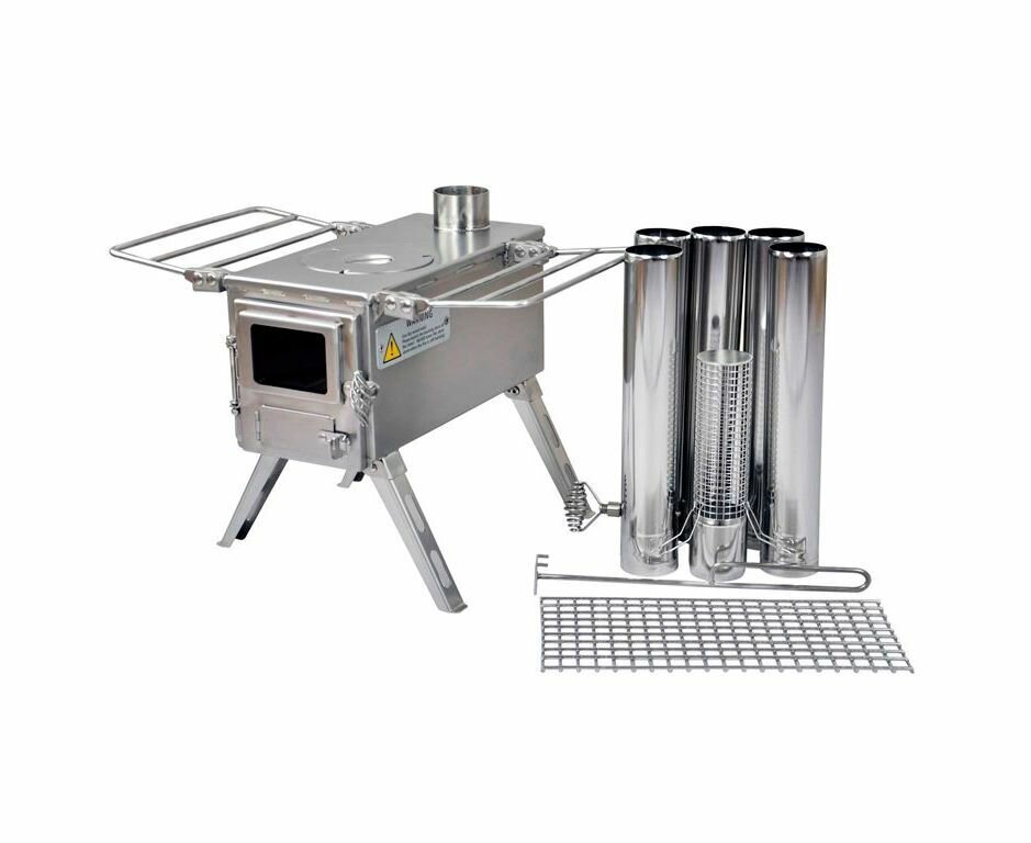 Печь походная Winnerwell Nomad Small (D дымохода 53 мм), нерж. ст. AISI 304
