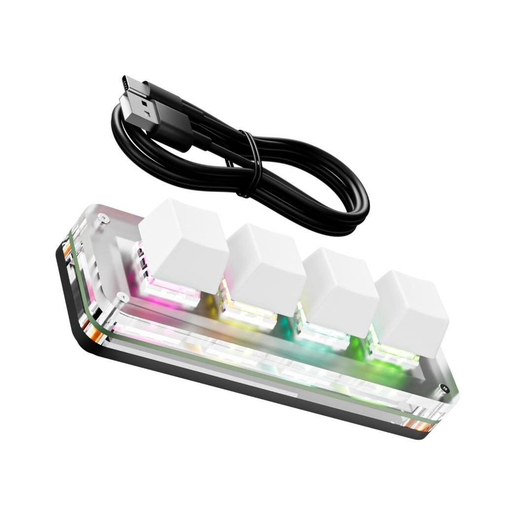 4-кнопочная мини-клавиатура, Белый