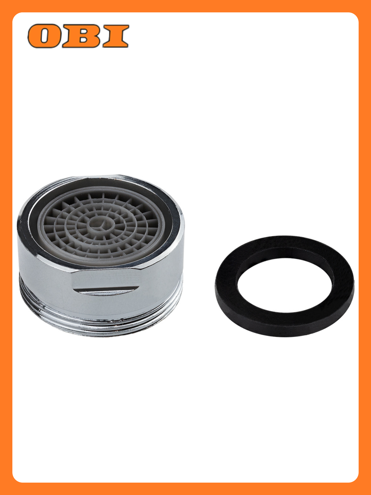 Аэратор Remer MasterProf, хромированный, пластик, наружная резьба, 1/2", 6 л/мин