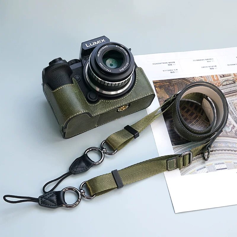 Naiying подходит для Panasonic base S5/S52 ретро сумка для камеры s5 защитный чехол S5M2 защитный чехол плечевой ремень