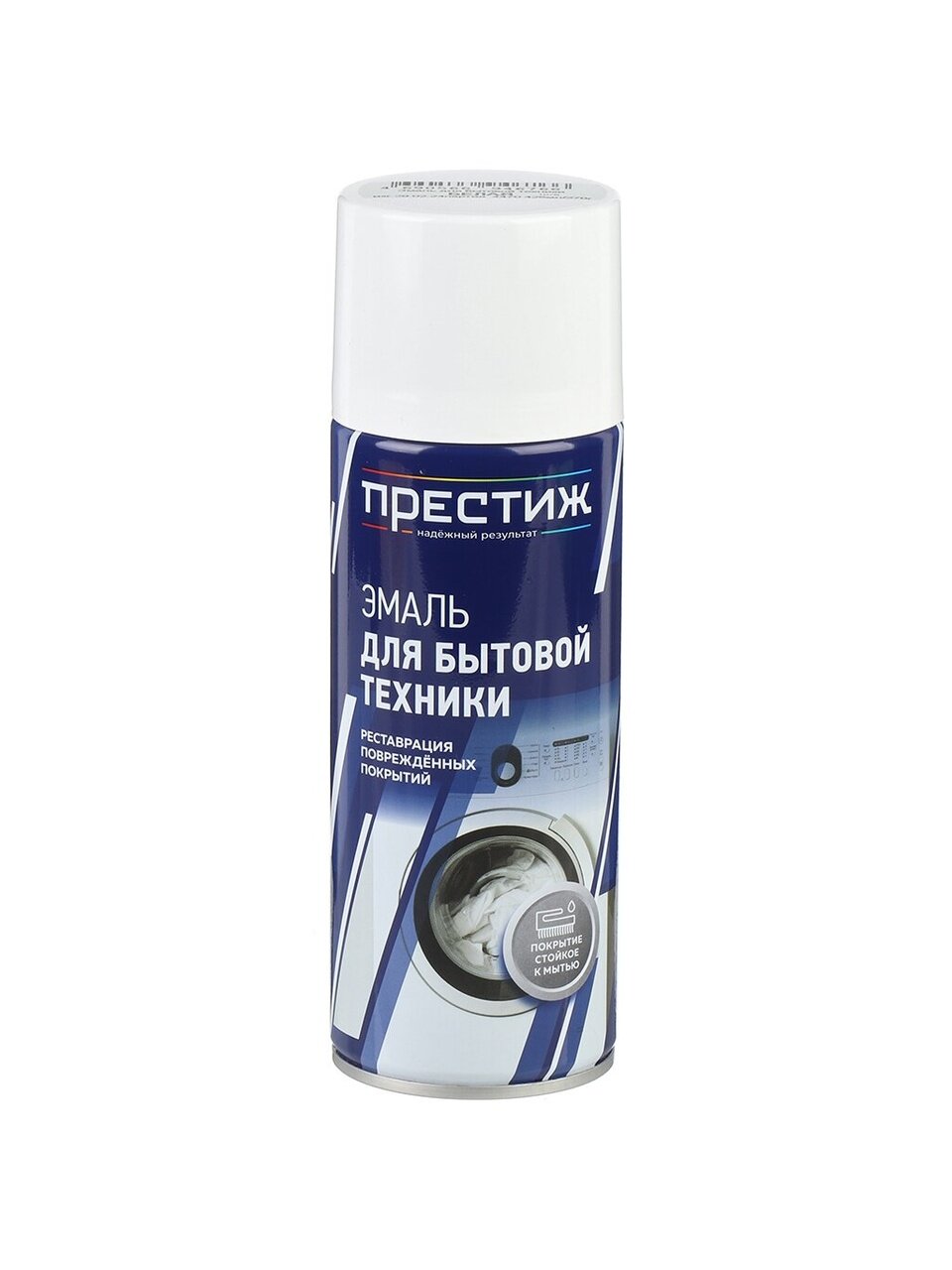Престиж, Эмаль аэрозольная, для бытовой техники, глянцевая, белая, 520 мл