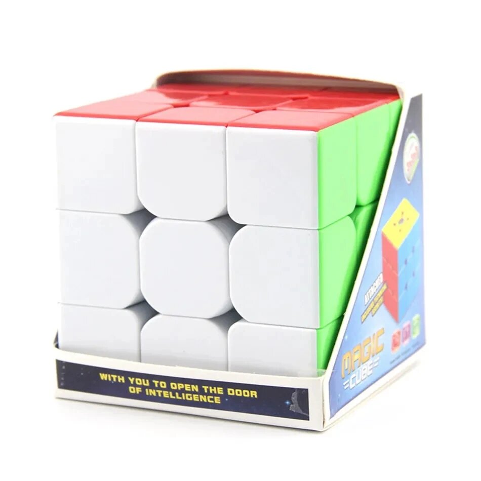 Белый кубик Рубика 3x3x3 HESHU 9CM