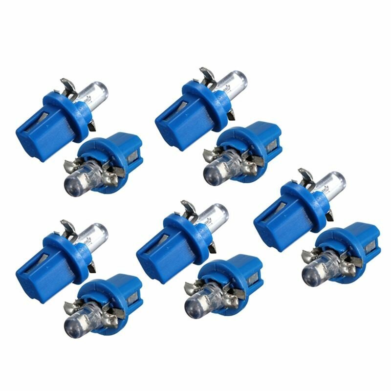 10 светодиодных лампочек для приборной панели B8-5D T5