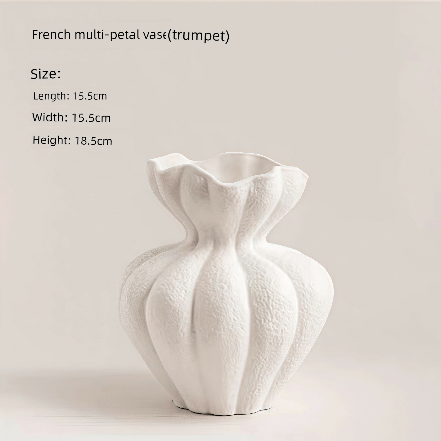 Французская ваза, белое элитное украшение, большая ваза для столешницы в гостиной, ретро-декор для дома, подставка для