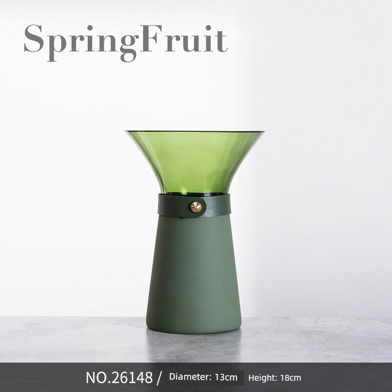 Итальянская ваза в стиле лайт-люкс для столешницы, элитное украшение для обеденного стола, современный декор для дома,