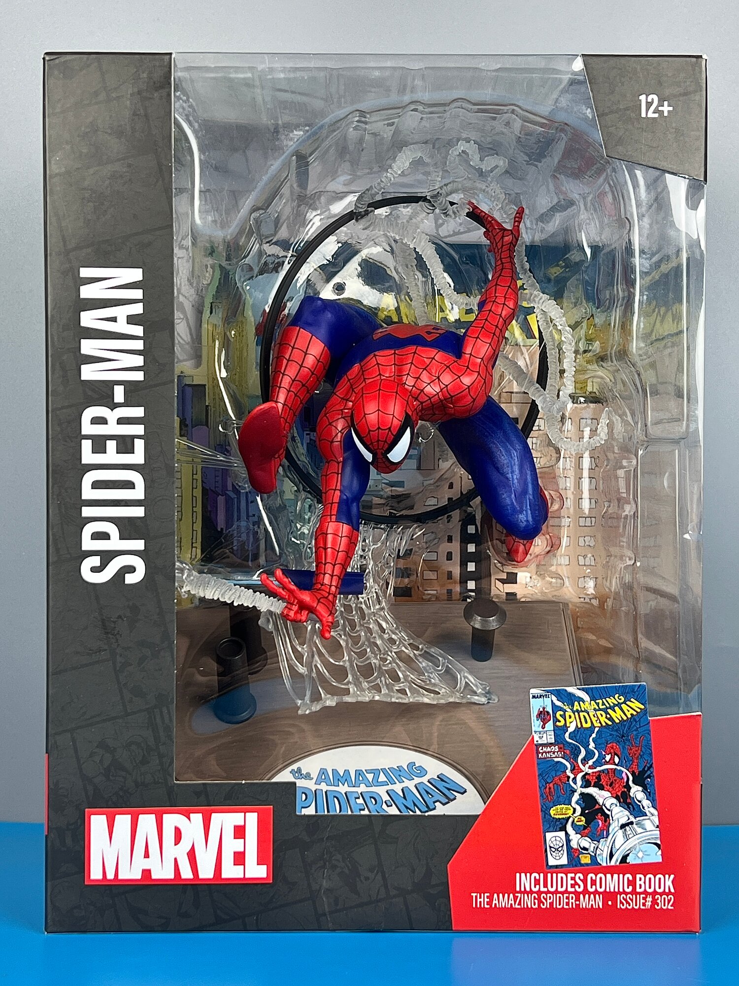 Фигурка The Amazing Spider-Man, Issue 302, 1:6 / McFarlane Toys, Marvel / Статуэтка Новый Человек-Паук, Марвел, 27 см.