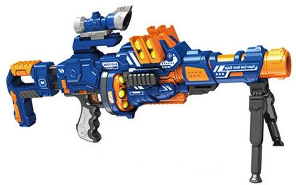 Игрушечное оружие Бластер эл. с мягкими пулями