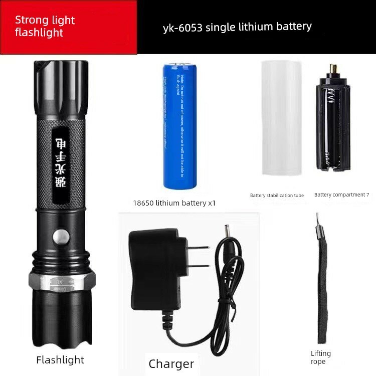 Фонарь P90 сверхъяркий, перезаряжаемый через USB, для дома, самообороны, дальнего действия, портативный, с функцией