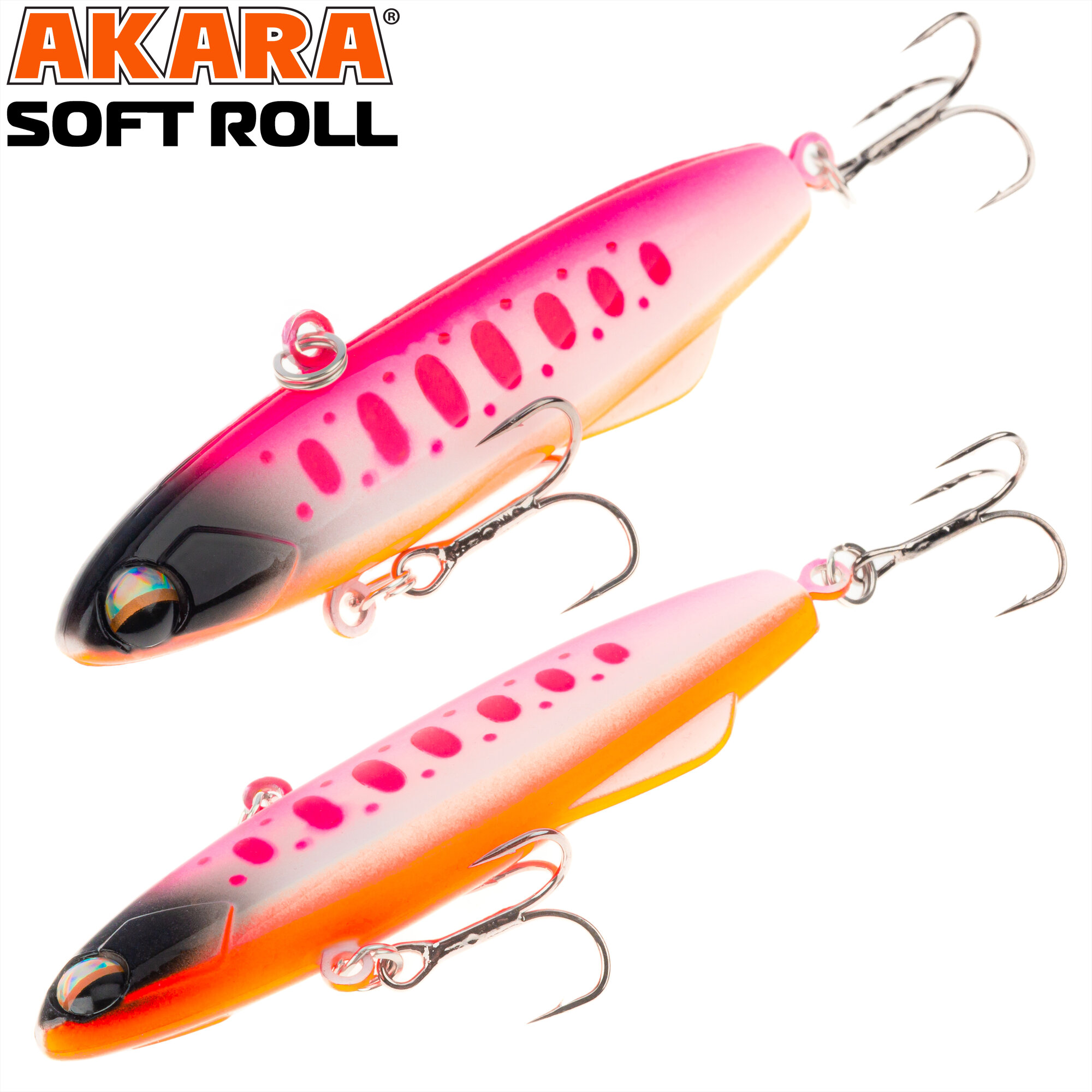 Воблер Akara раттлин Soft Roll 70 мм 17 гр. A286
