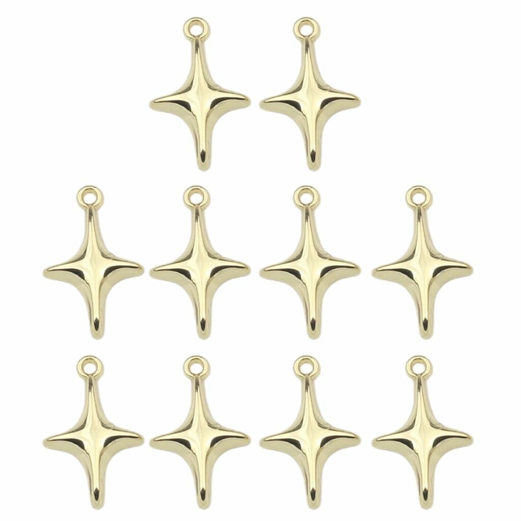 Бусинка для ожерелья в 10 штук подвесных ювелирных изделий звездных украшений.