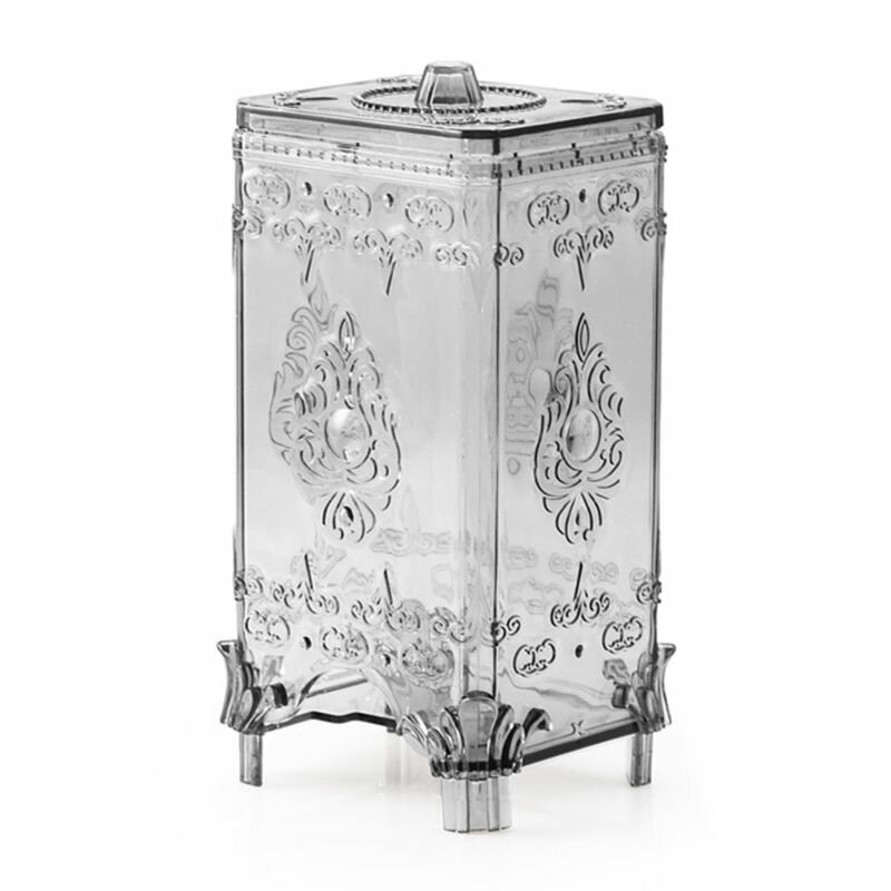 Держатель ватных дисков, диспенсер, винтажный органайзер для косметики, прозрачная коробка для хранения косметики