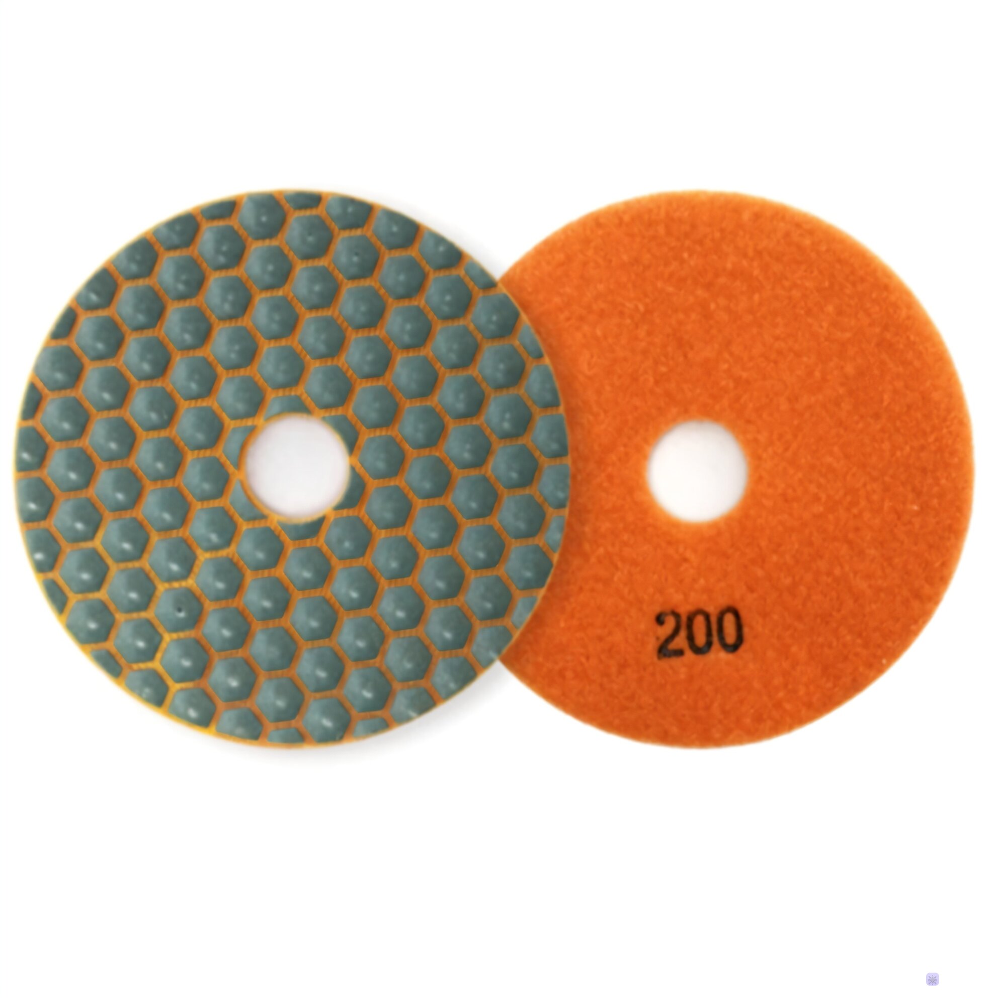 Круг алмазный гибкий (черепашка) BIHUI d125мм, зерн.#200, для сухой полировки, арт. DPP520