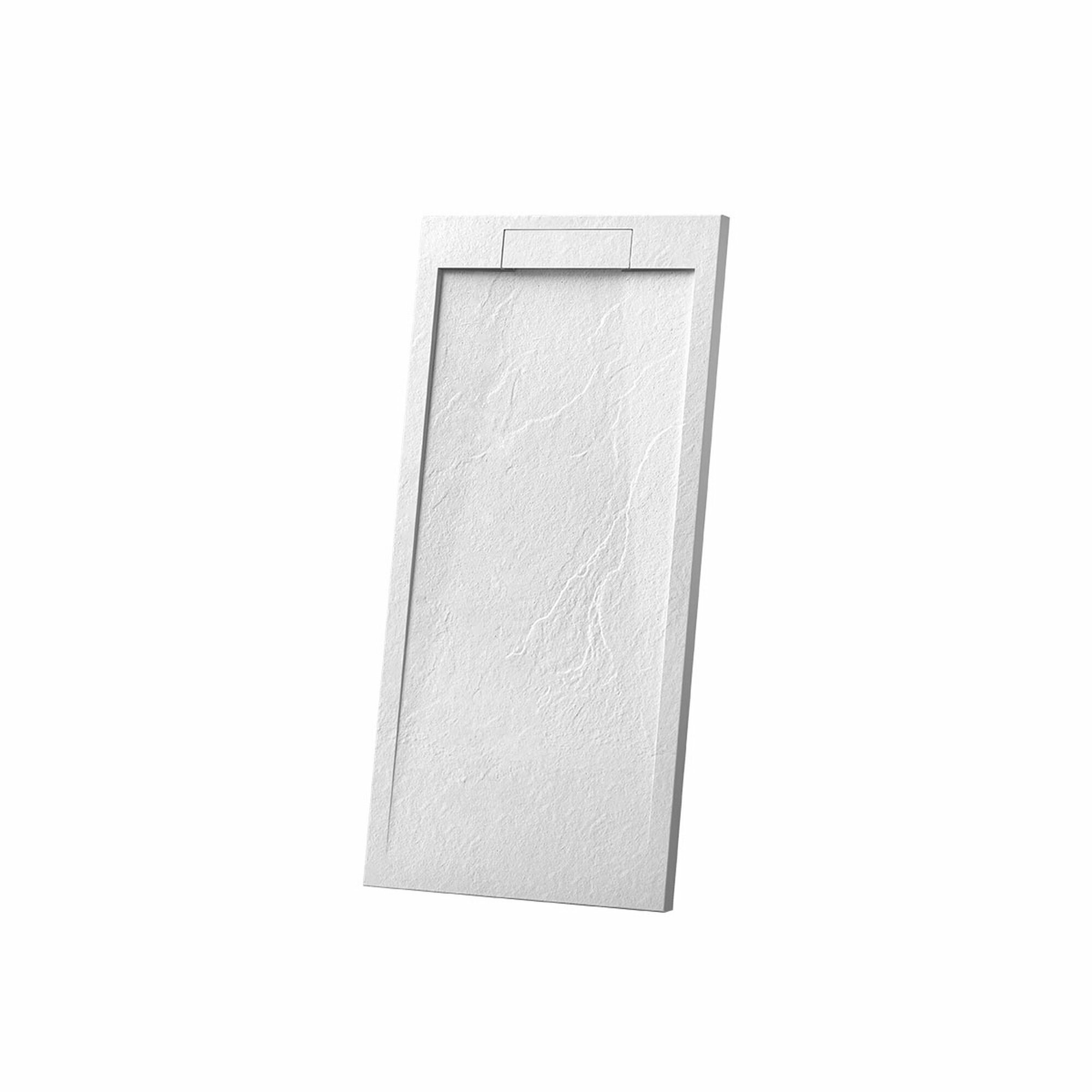 Поддон для душа из искусственного камня VST-4SRL8012W,1200*800*25, белый матовый
