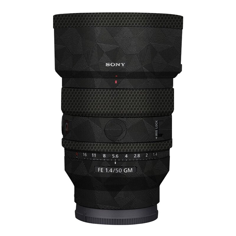 Mebentang защитная пленка для объектива Sony FE 50mm F1.4 GM, черный нордический треугольник, 3M клей, пленка для камеры