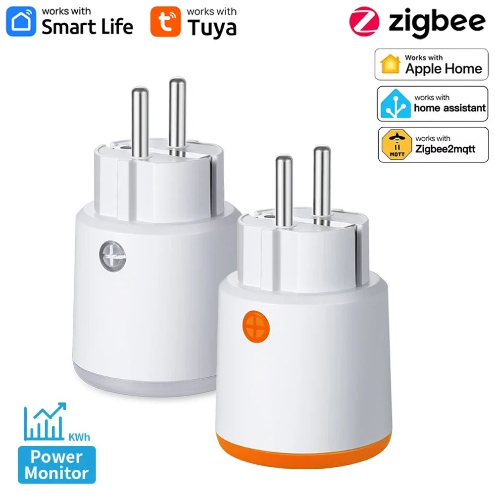 Haozee Tuya Smart Zigbee Розетка 1pcs1 — фото 1