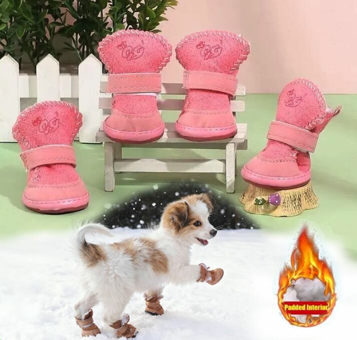 Домашние собачьи снегоступы зимняя обувь