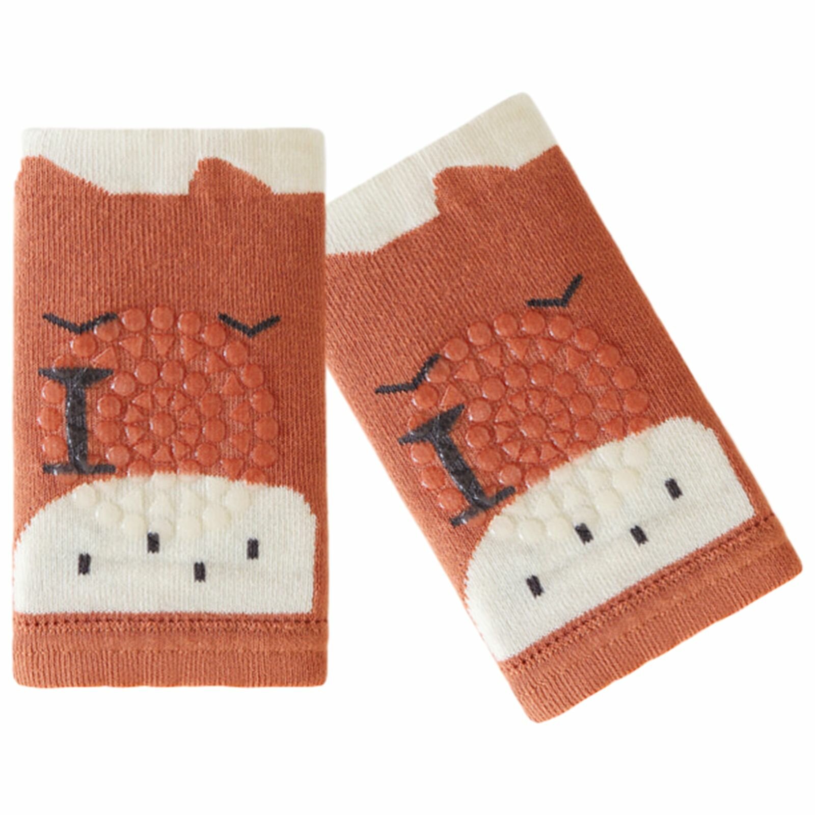 Детские наколенники из дышащей сетки с нескользящими точками для новорожденных