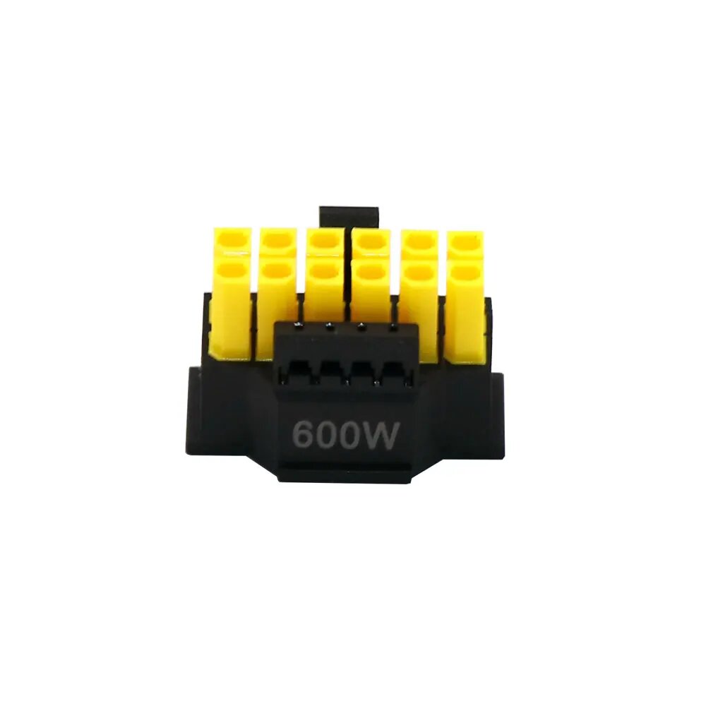 Angitu 12VHPWR PCI-E 5.0 кабель 12+4 Pin black yellow 600W