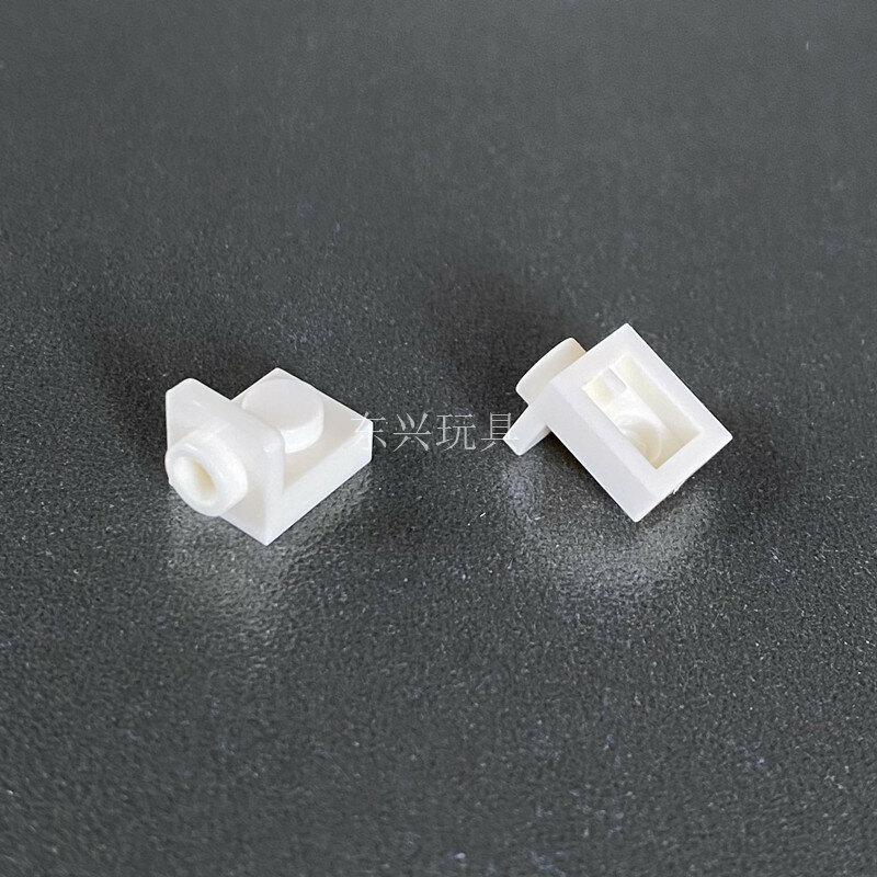 Совместимый с LEGO обратный кронштейн 1+1 белый, 1 кг (примерно 3448 шт.), опт для строительных деталей