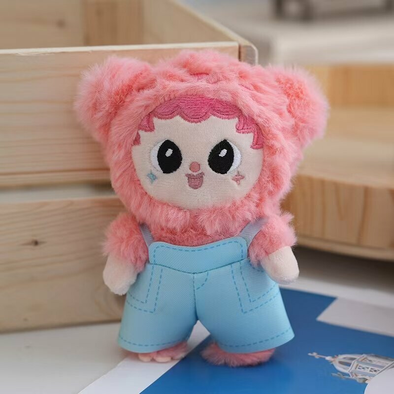 Soft and plush cartoon bear keychain cute stuffed toy for adorable bag decoration