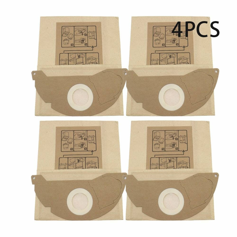 Полный комплект мешков для сбора пыли и фильтров HEPA для пылесосов Karcher WD2250 WD3.200 MV2 MV3 WD3 A1000 A2204 A2251 K2301 WD3.600 A2064 A2101