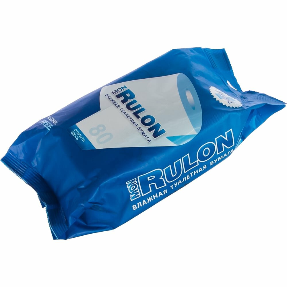 Влажная гипоаллергенная антибактериальная туалетная бумага Mon Rulon MON RULON