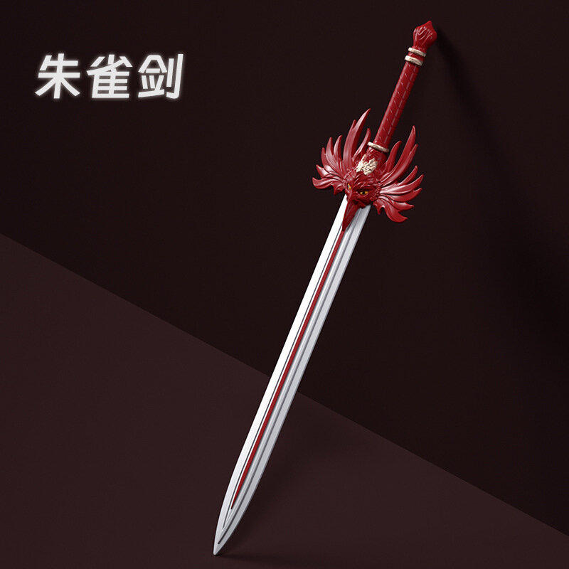 Игрушечный меч, симуляция меча Сузаку, щит, меч из мягкого резинового материала, набор мечей из PU, игрушечный меч