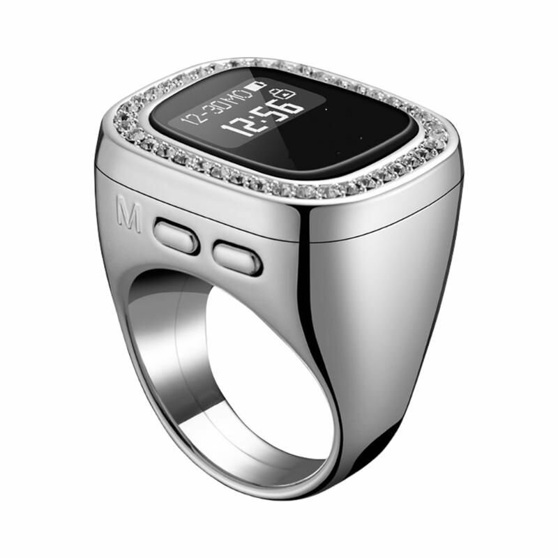 Электронный счетчик тасбих, Серебро - 20mm